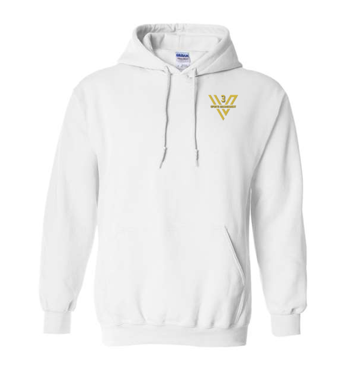 Classic 3V Hoodie (Gold Logo) – Shine The Light On